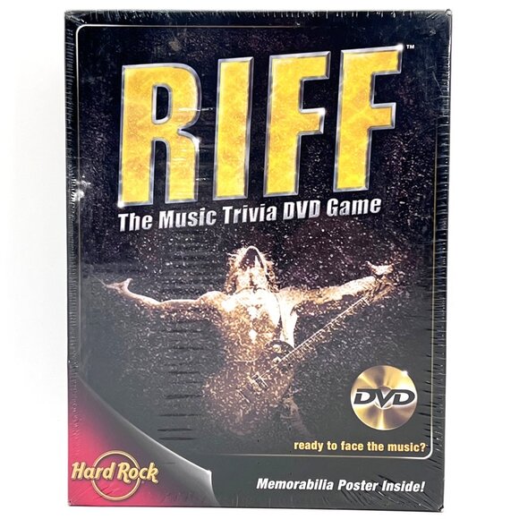 Hard Rock Cafe | Toys | Riff The Music Trivia Dvd Game Hard Rock ...
